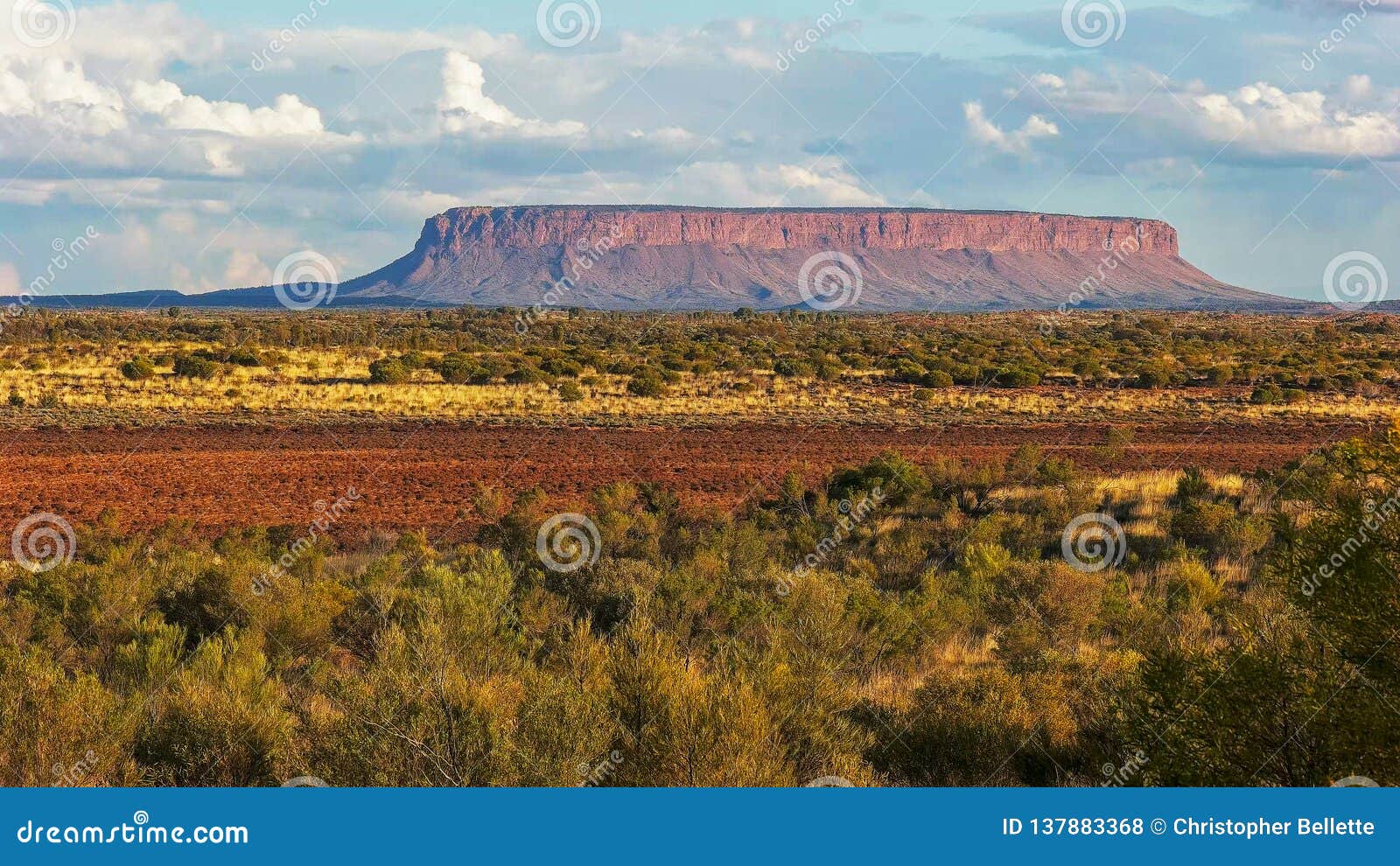 Mount Conner in the Northern Territory at Sunset Stock Photo - Image of ...