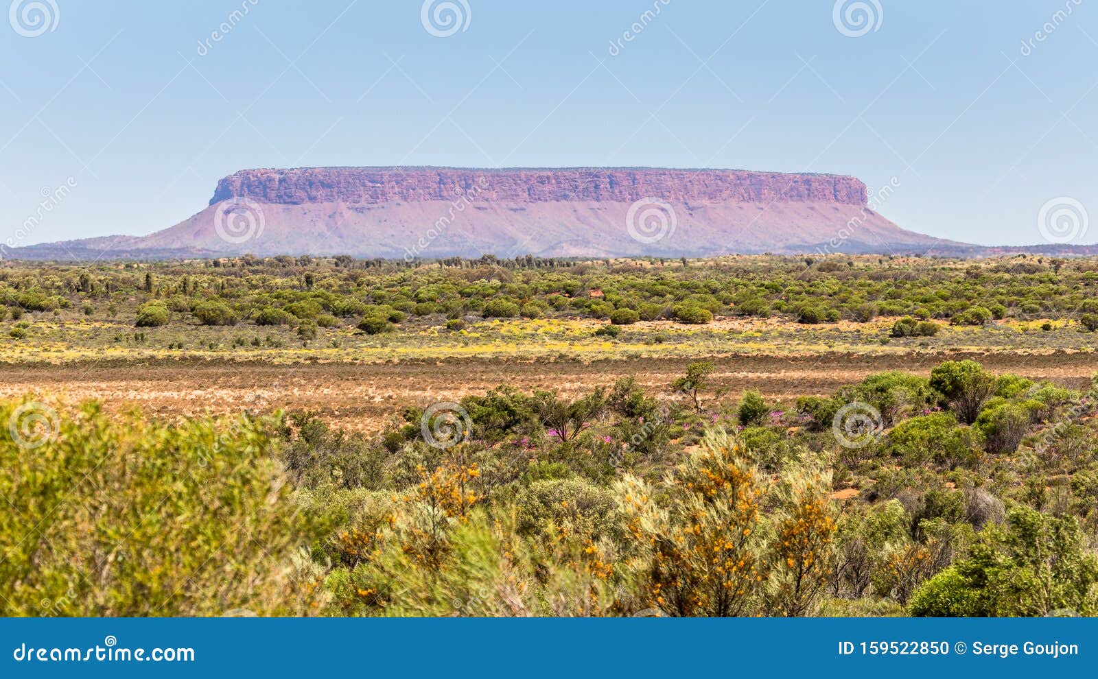 The Conner Mount, an Other Mythical Rock in Red Center Editorial Image ...