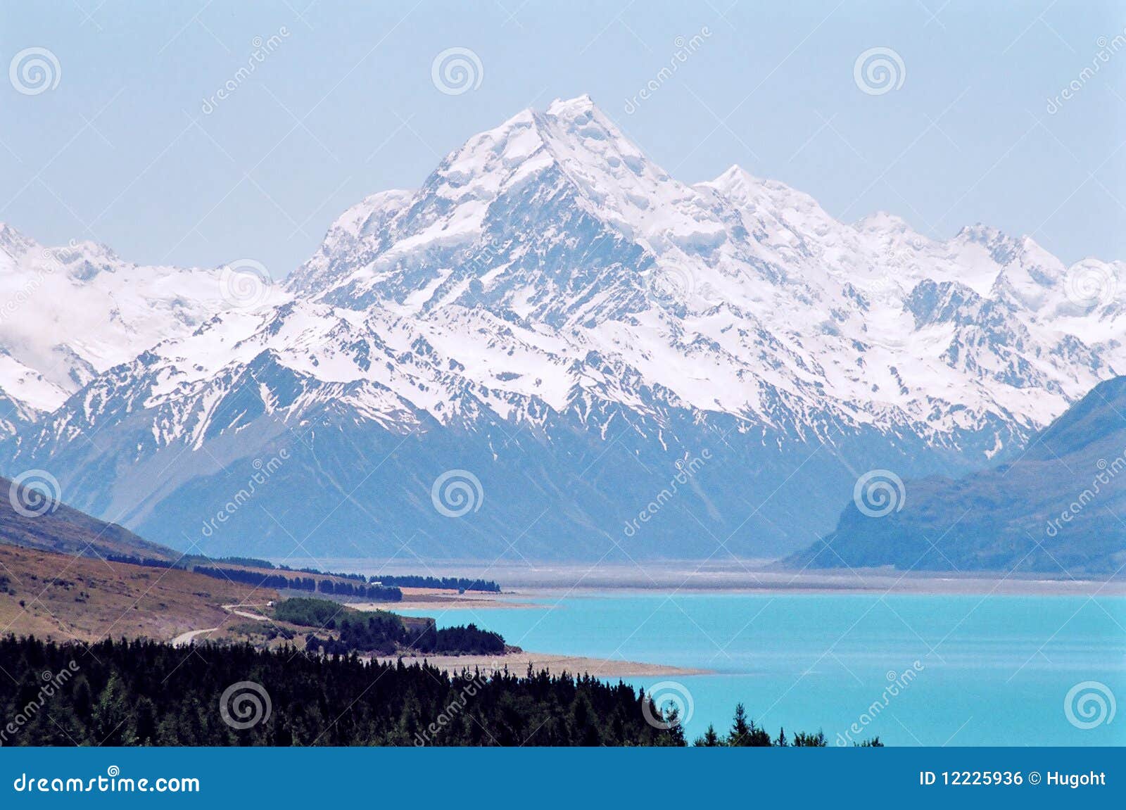 Mount Cook, New Zealand stock photo. Image of alpine - 12225936