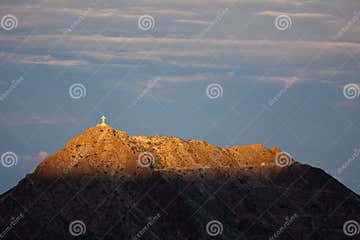 Mount Cristo Rey stock image. Image of texas, tribute - 15385925