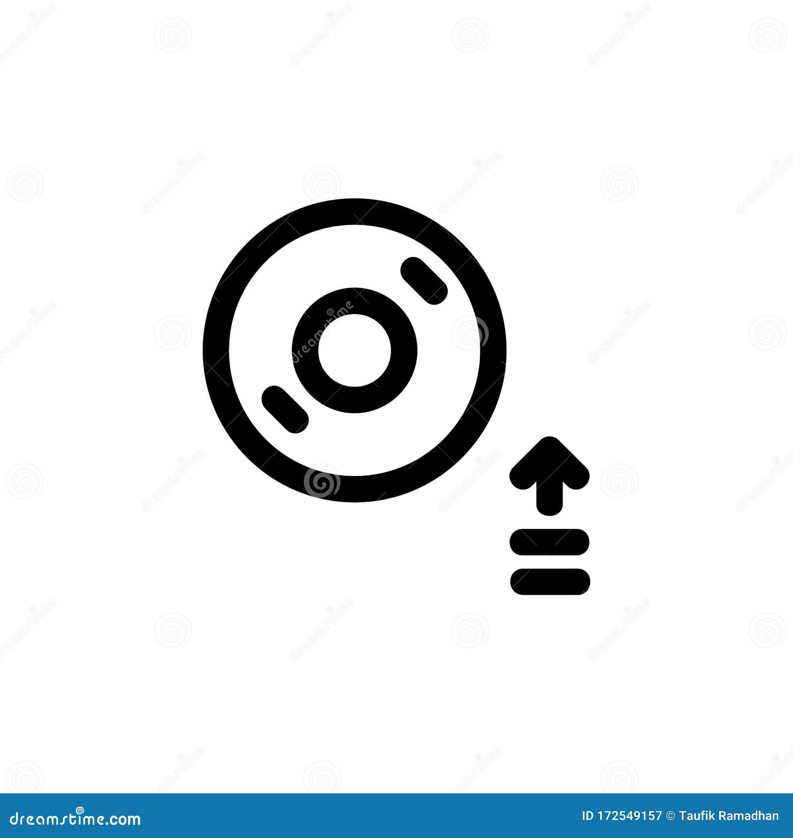 Mount Disc Icon. Perfect for Application, Web, Logo and Presentation ...