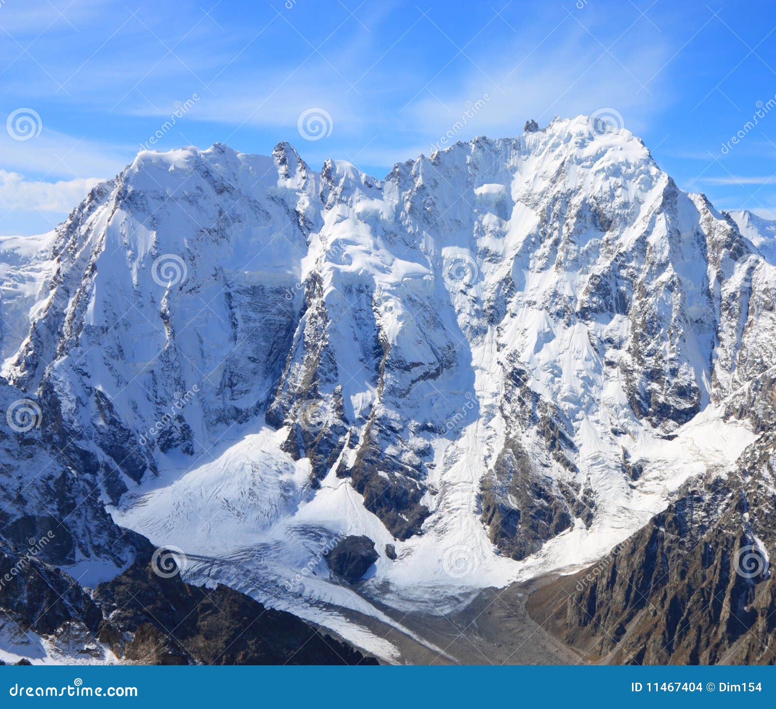 Mount Dyh-tau stock photo. Image of bezengi, northern - 11467404
