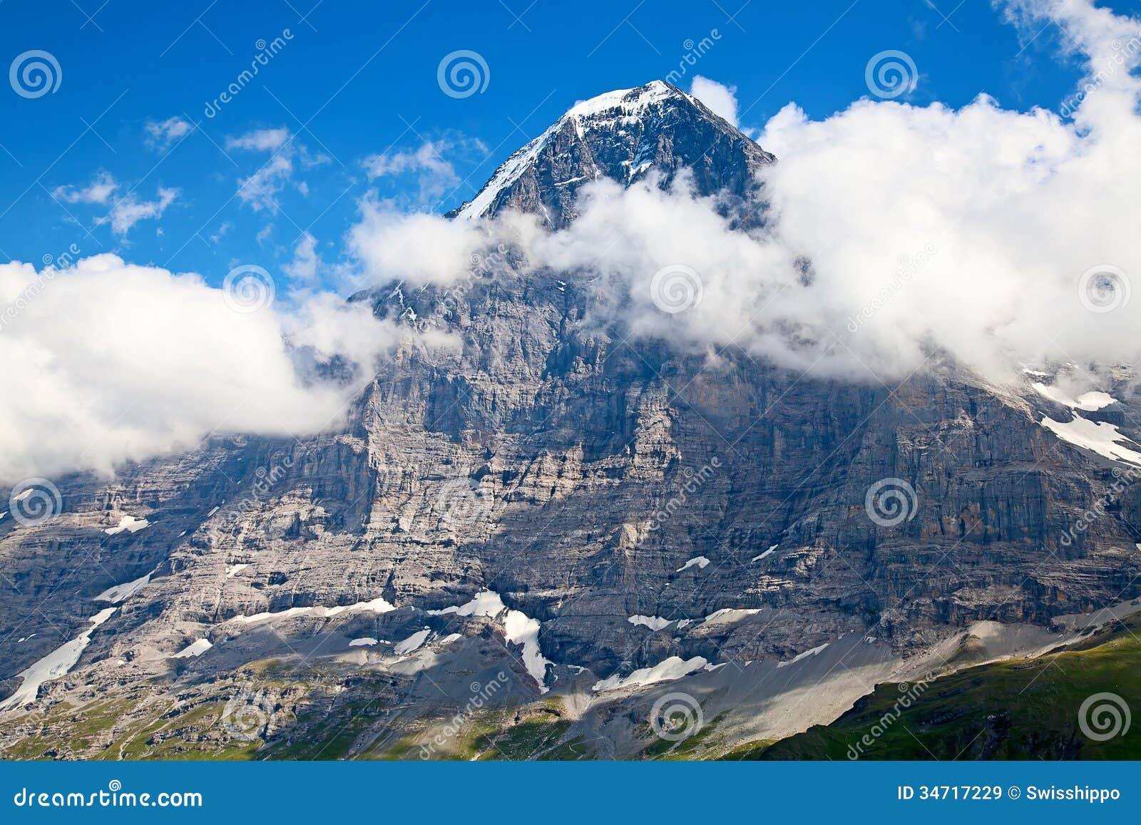 Mount Eiger stock image. Image of clear, climb, bernese - 34717229