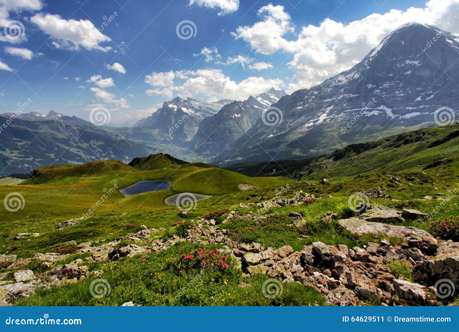 Mount Eiger Switzerland stock image. Image of switzerland - 64629511