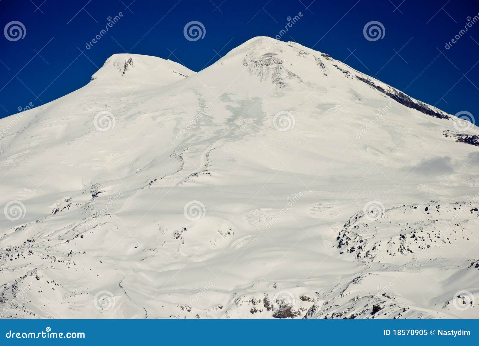 Mount Elbrus stock image. Image of europe, area, tourist - 18570905