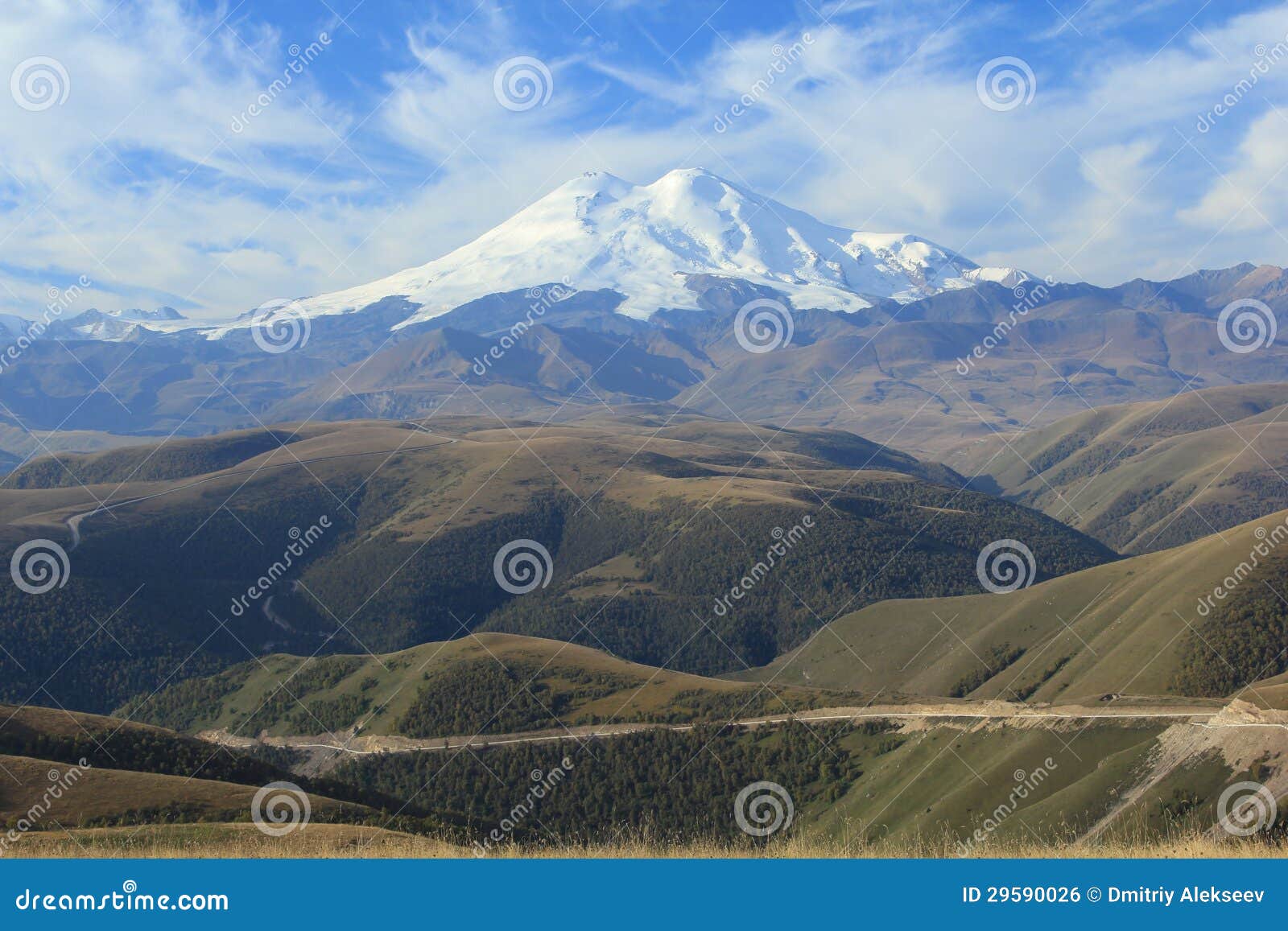 Mount Elbrus. North Caucasus Stock Photo - Image of break, snow: 29590026