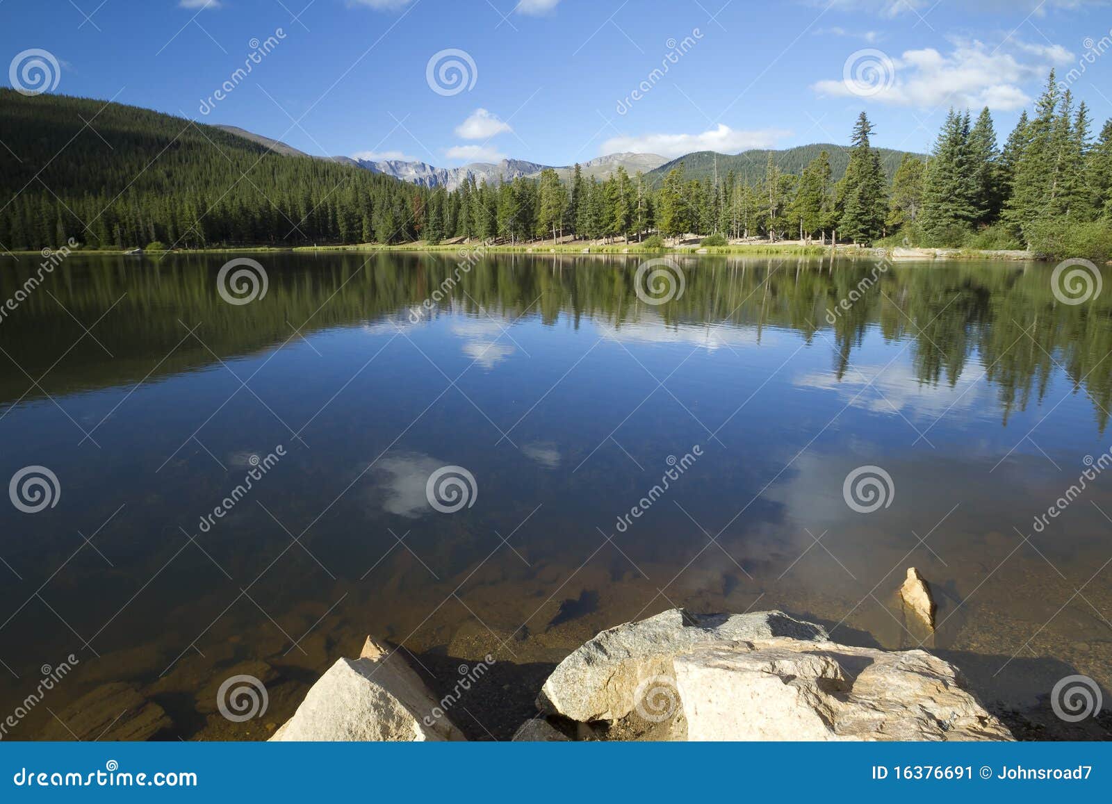 Mount Evans CO Echo Lake stock image. Image of country - 16376691