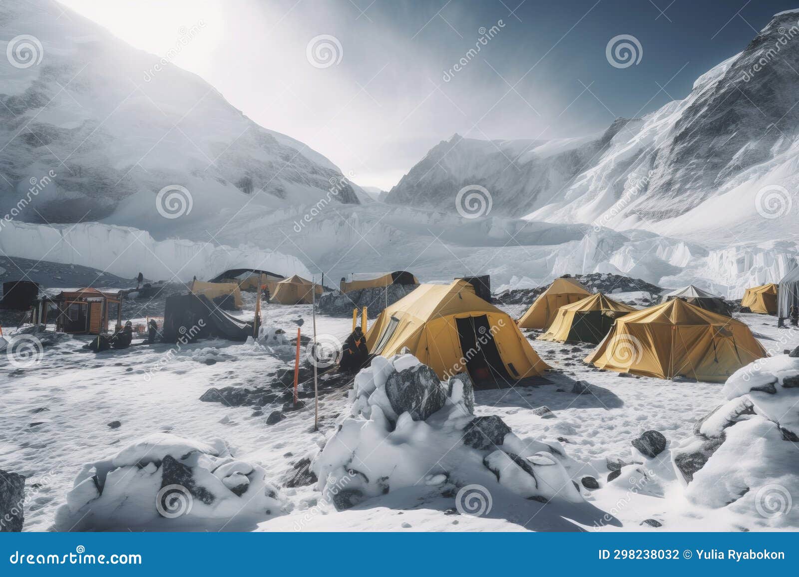 Everest Base Camp Mountain Outdoor 2050 T Shirt Design Vector ...