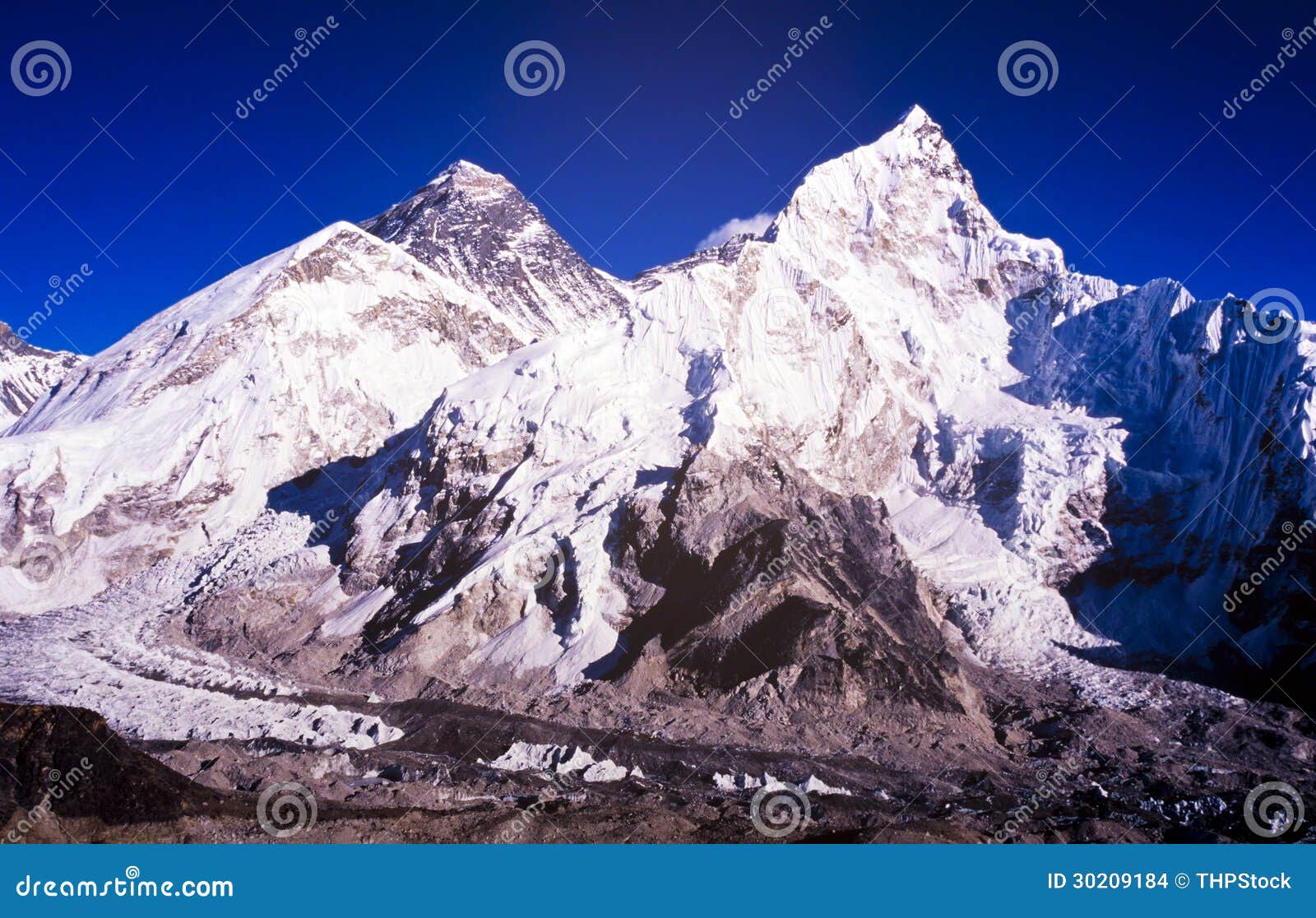 Mount Everest stock photo. Image of patthar, lhotse, sagarmatha - 30209184