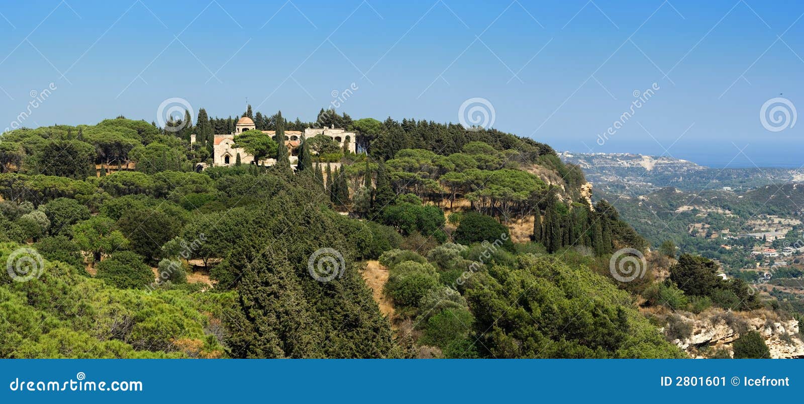 Mount Filerimos, Greece, Rhode Stock Image - Image of stone, rhodes ...