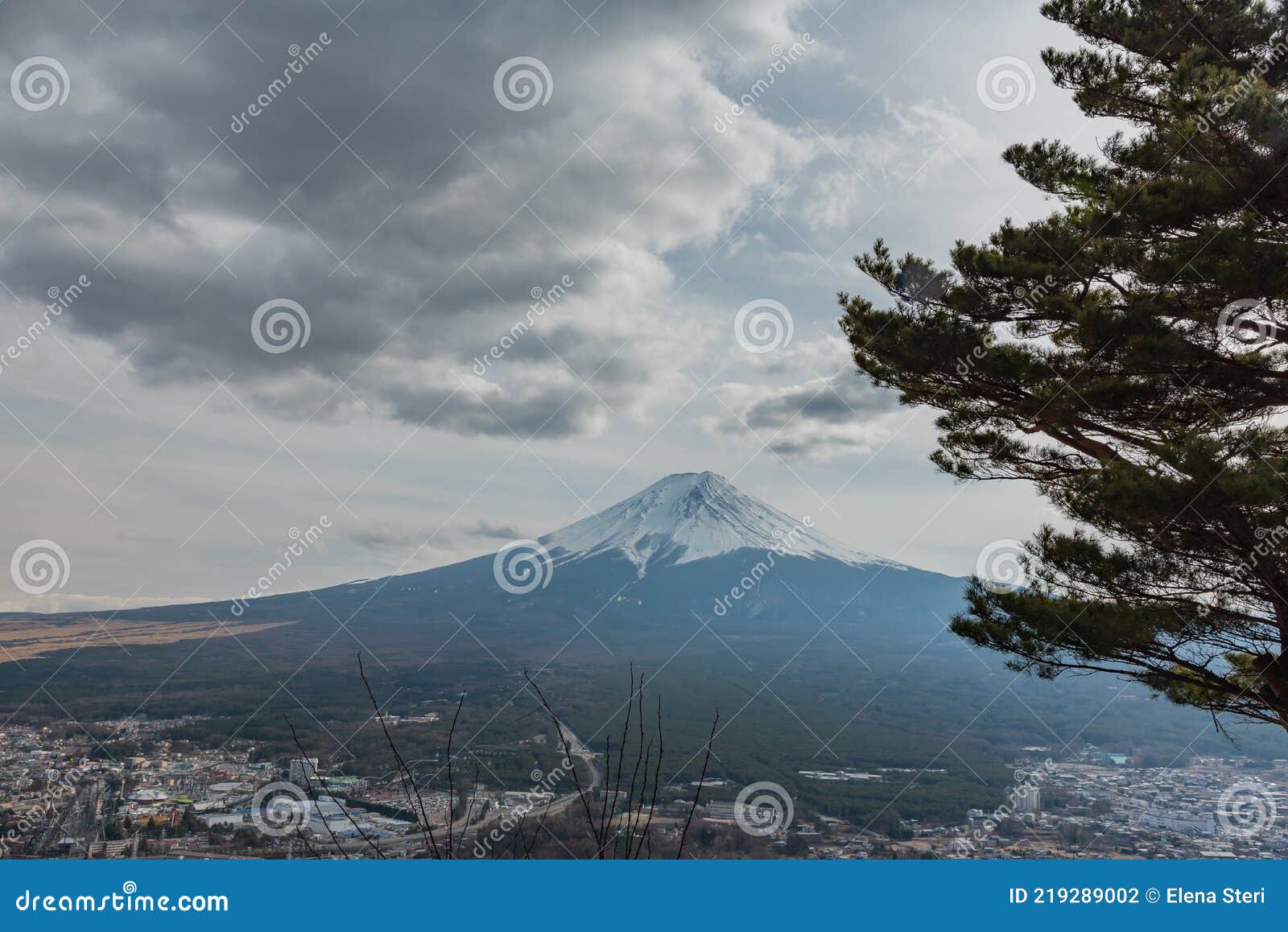 Mount Fuji from Mount Tenjo Stock Photo - Image of tenjo, view: 219289002