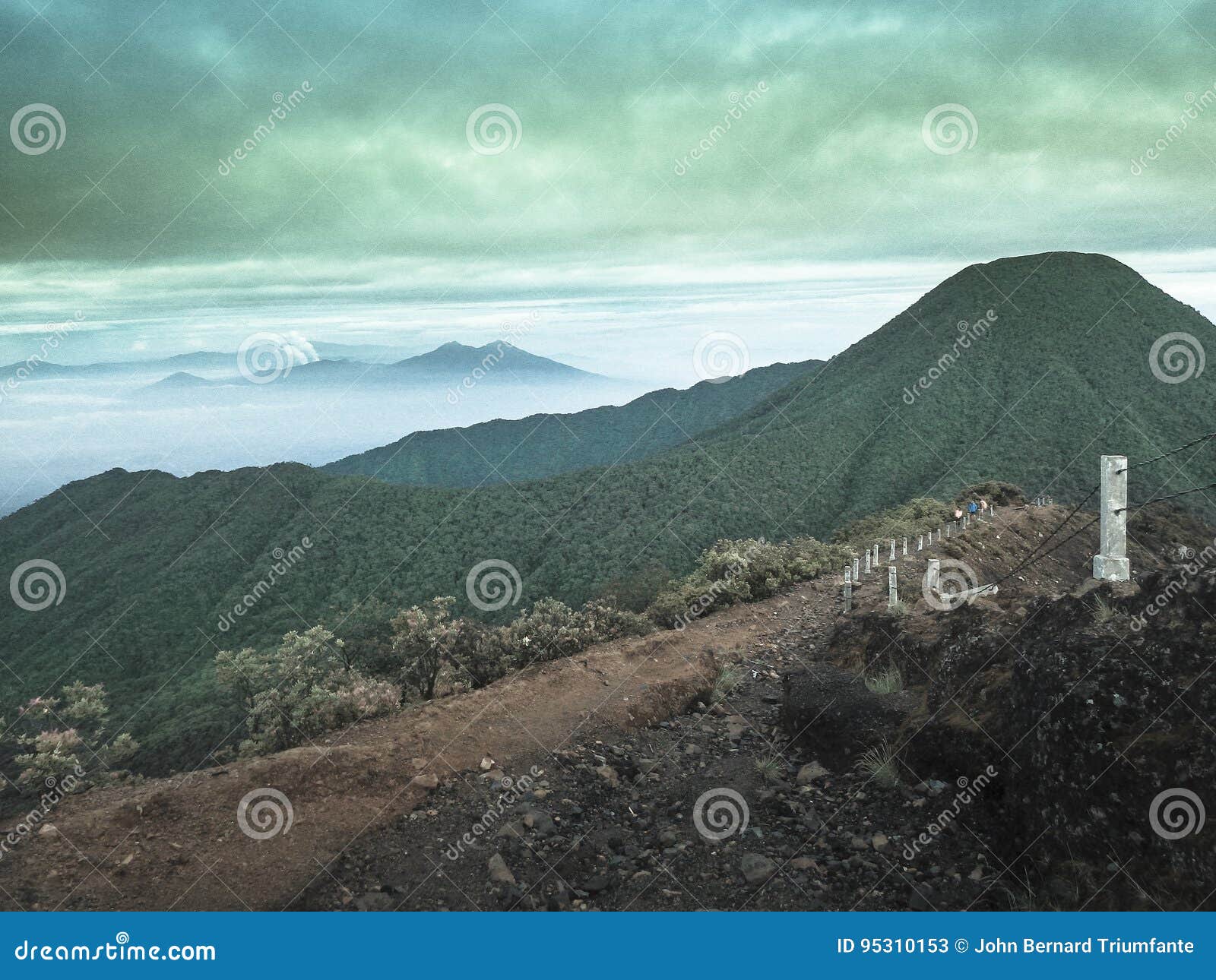 Mount Gede stock image. Image of complex, gunung, java - 95310153