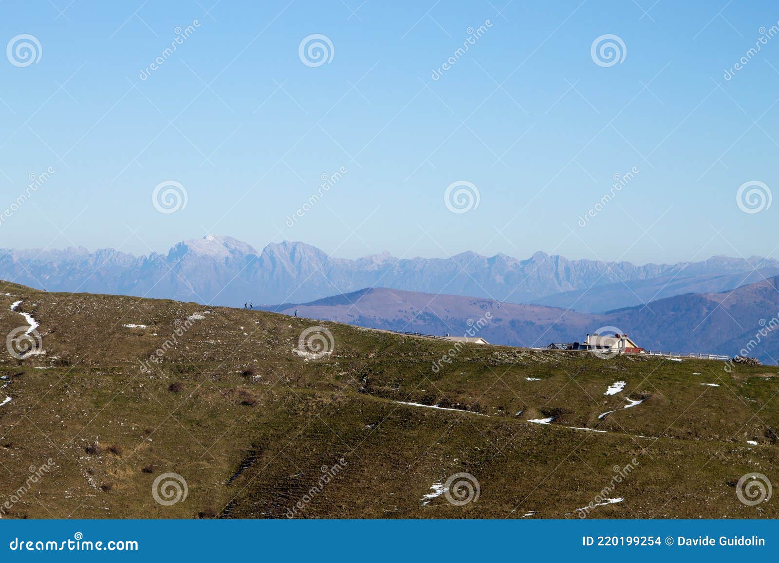 Mount Grappa Landscape, Italian Alps Stock Photo - Image of ravines ...