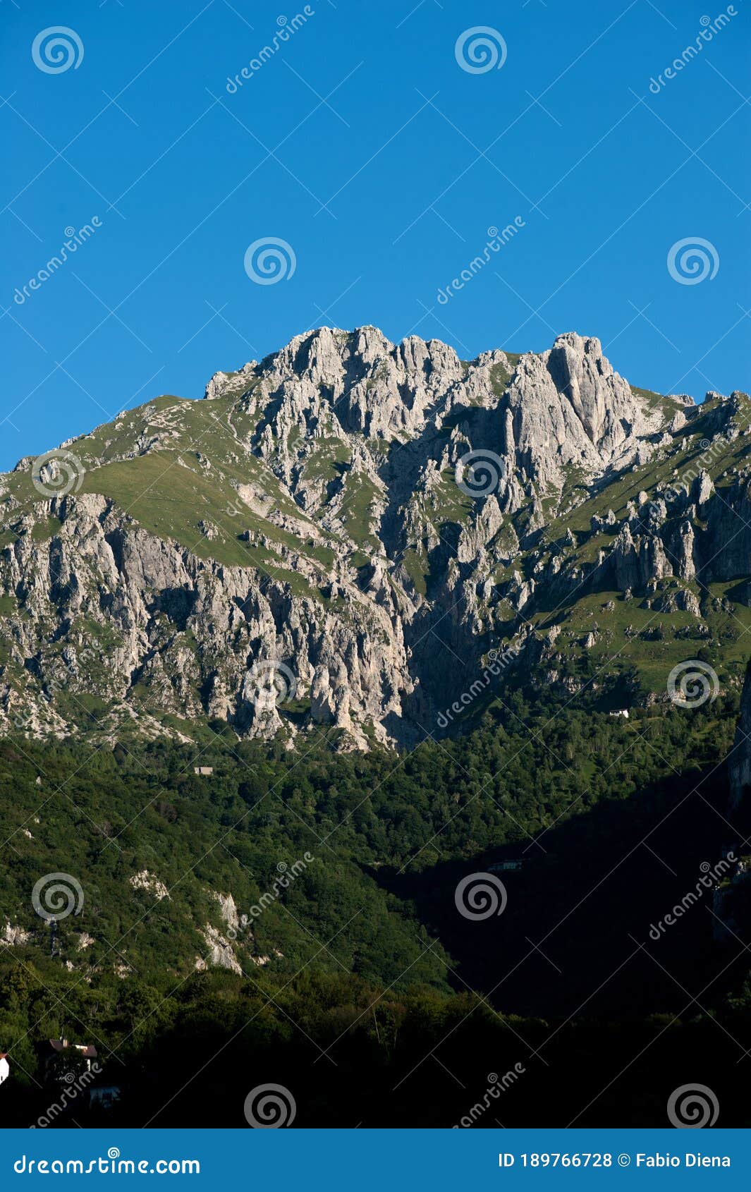 Mount Grigna, Seen from Ballabio Lecco Stock Photo - Image of lombardy ...