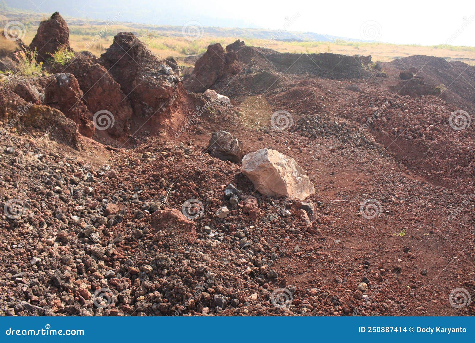 Mount Guntur in Java 5 stock photo. Image of mount, journey - 250887414