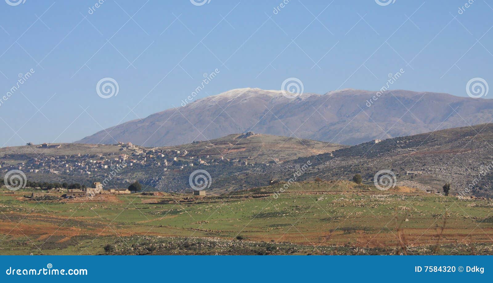Mount Hermon (Jabal El-Sheikh) Stock Photo - Image of hermon, snow: 7584320