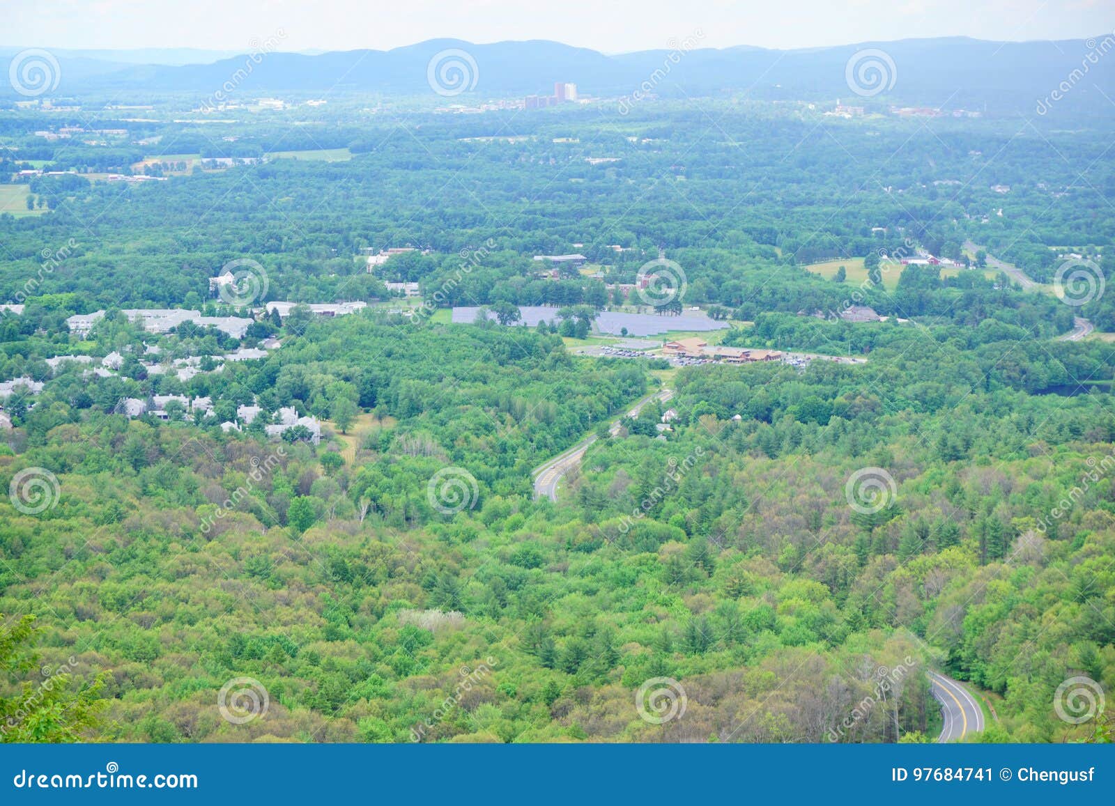Mount Holyoke Range State Park Landscape Stock Image - Image of green ...