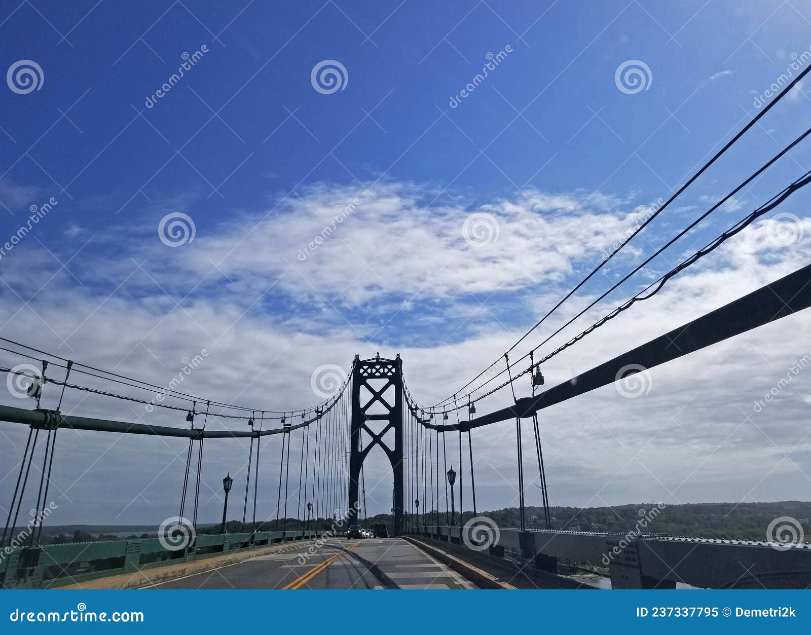 Mount Hope Bridge in Bristol, Rhode Island -03 Stock Image - Image of ...