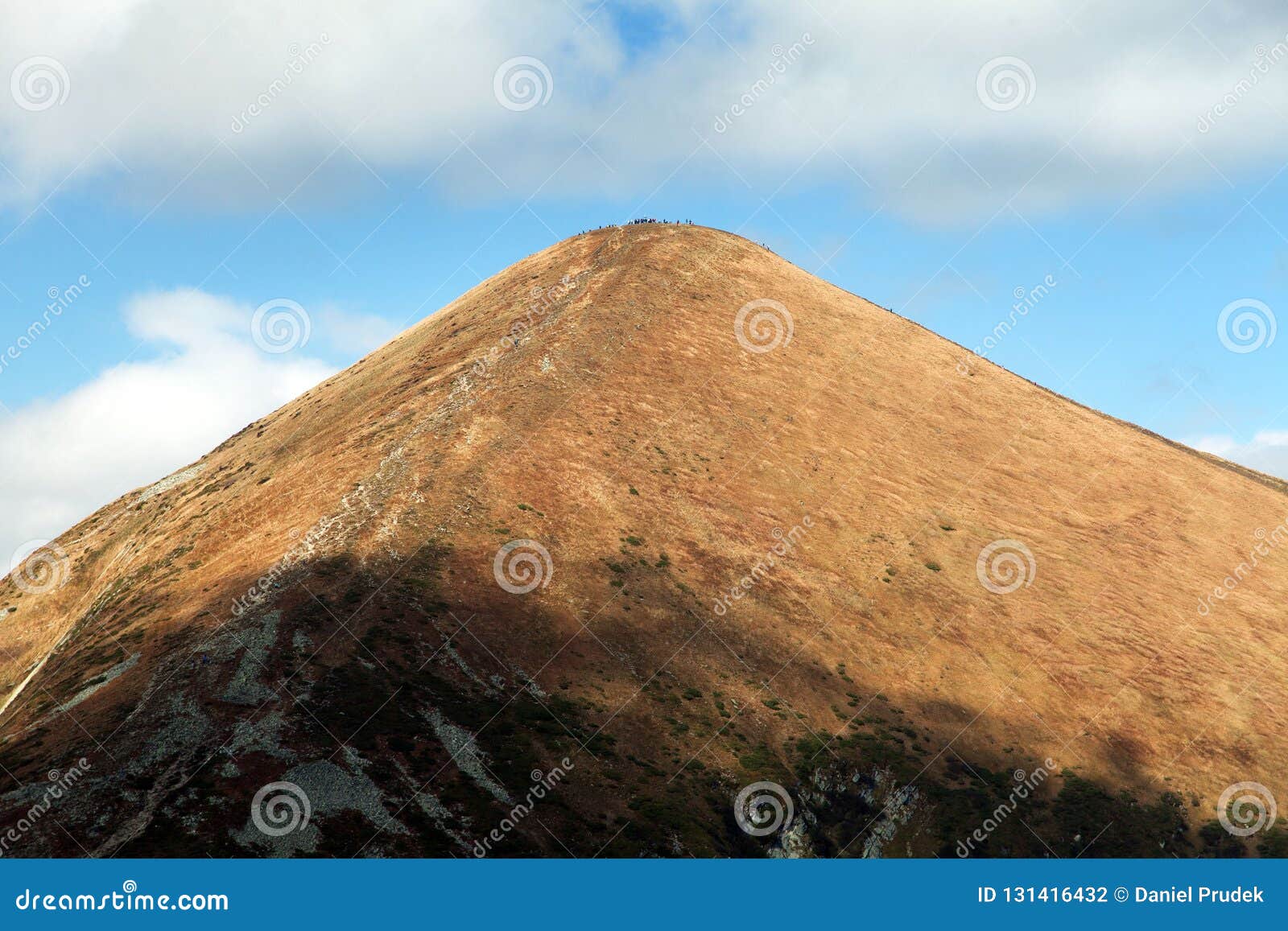 Mount Hoverla or Goverla, Highest Ukraine Carpathian Mountains Stock ...