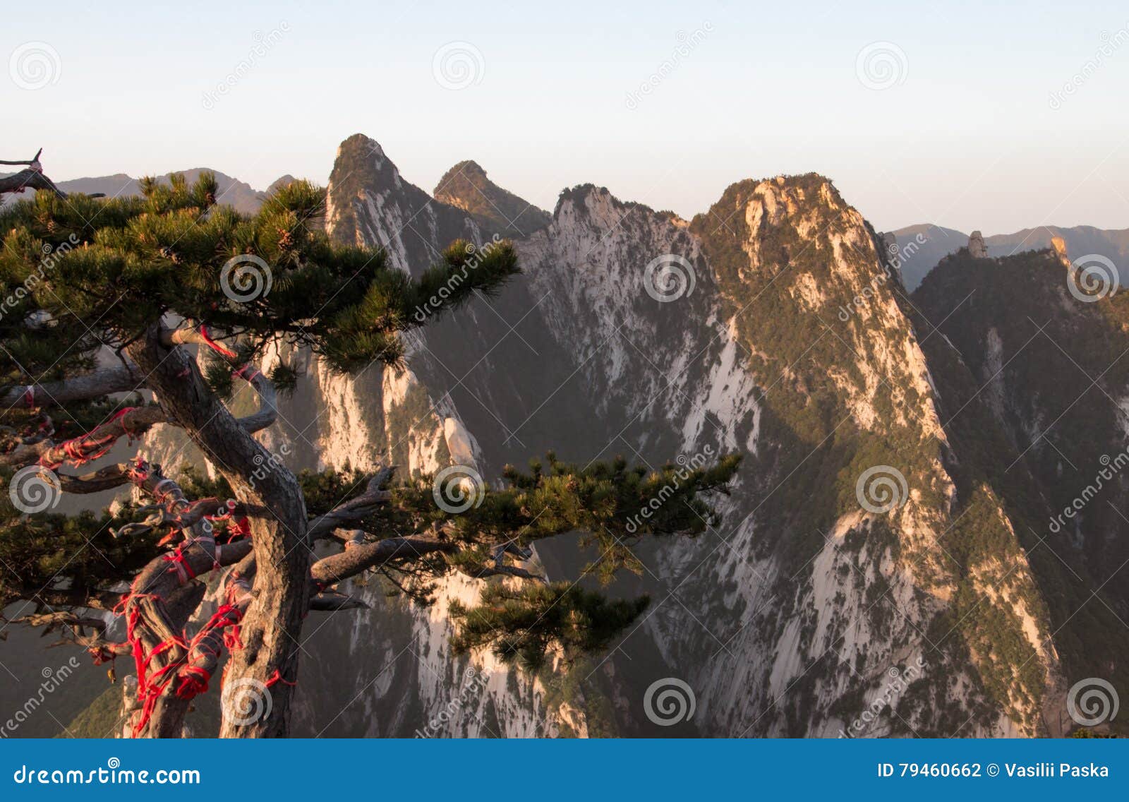 Mount Huashan China stock photo. Image of landscape, china - 79460662