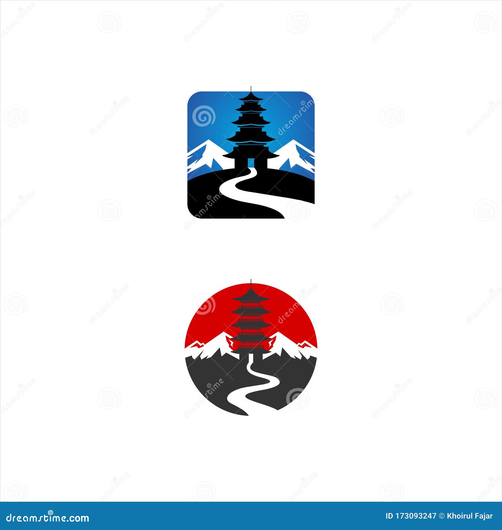 Shape of the Mount Icon for the Vector Logo Stock Vector - Illustration ...