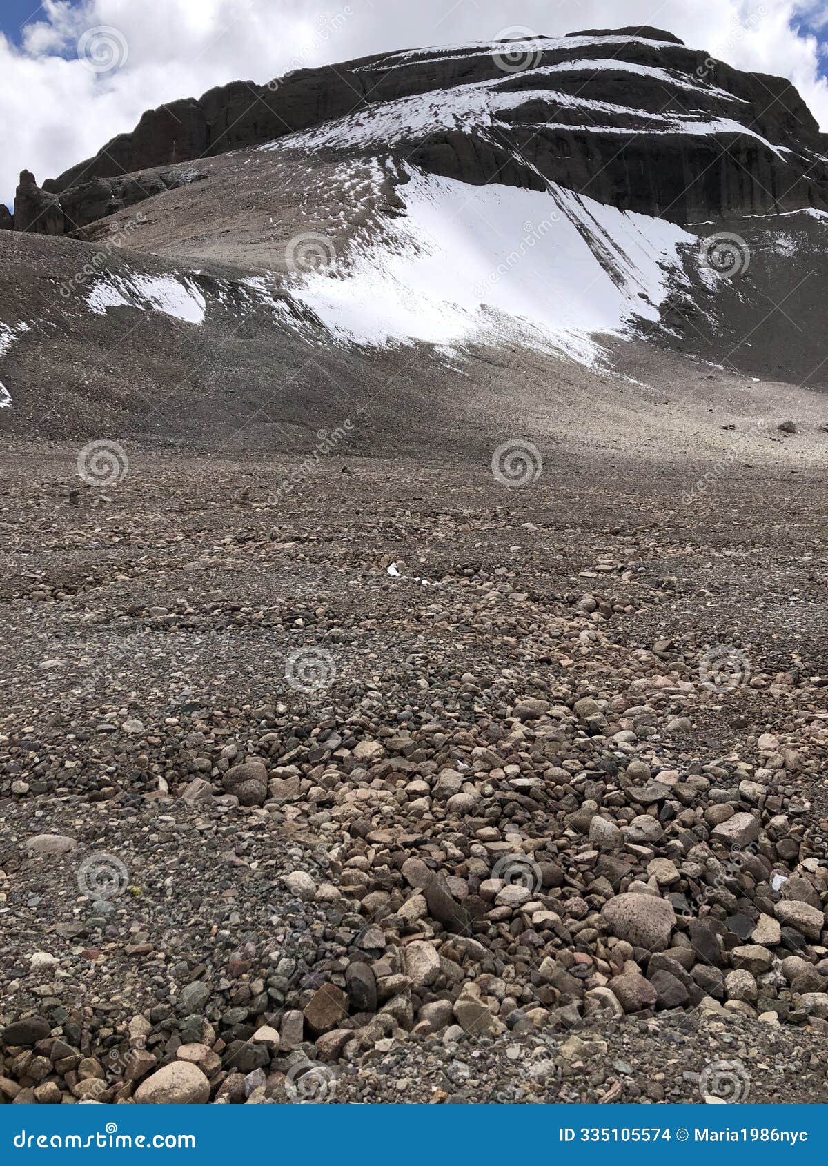 Mount Kailash Inner Kora in August in Himalayan Mountains in Tibet ...