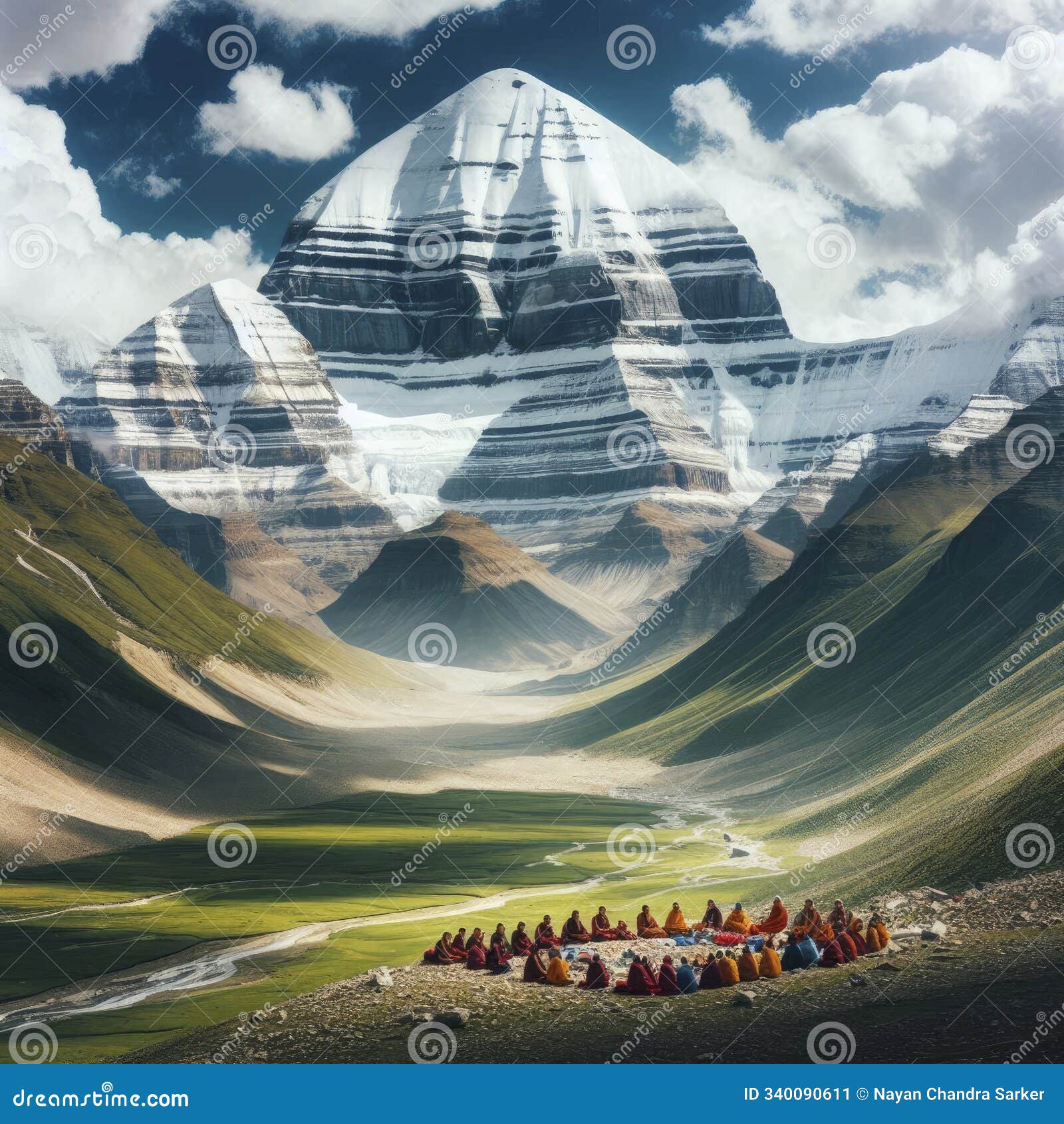 Kailash Temple In Ellora, Maharashtra, India, Vintage Engraving Cartoon ...