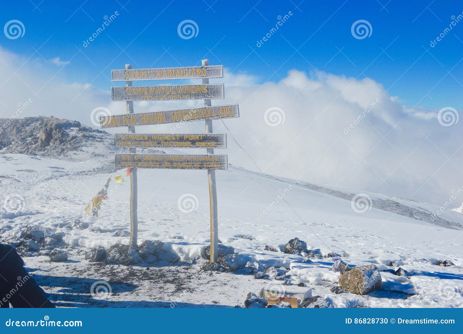 Mount kilimanjaro stock photo. Image of tanzania, mountain - 86828730