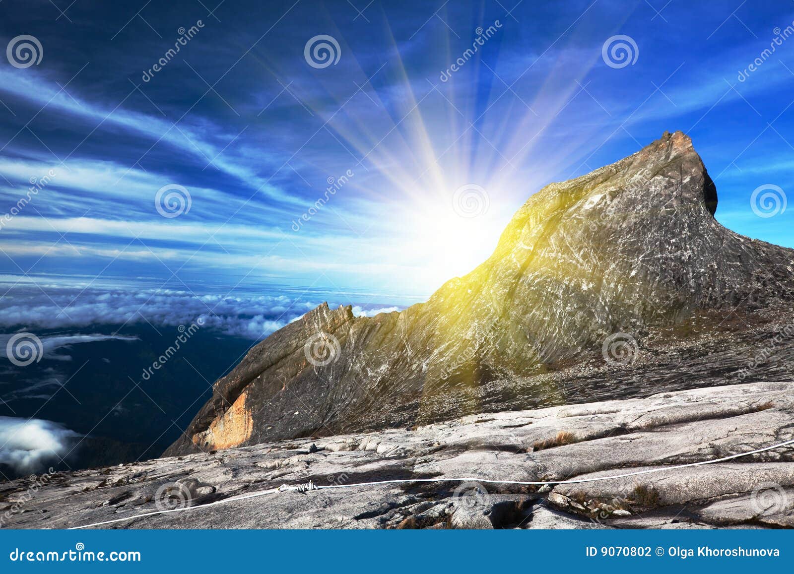 Mount Kinabalu stock photo. Image of kinabalu, exploration - 9070802