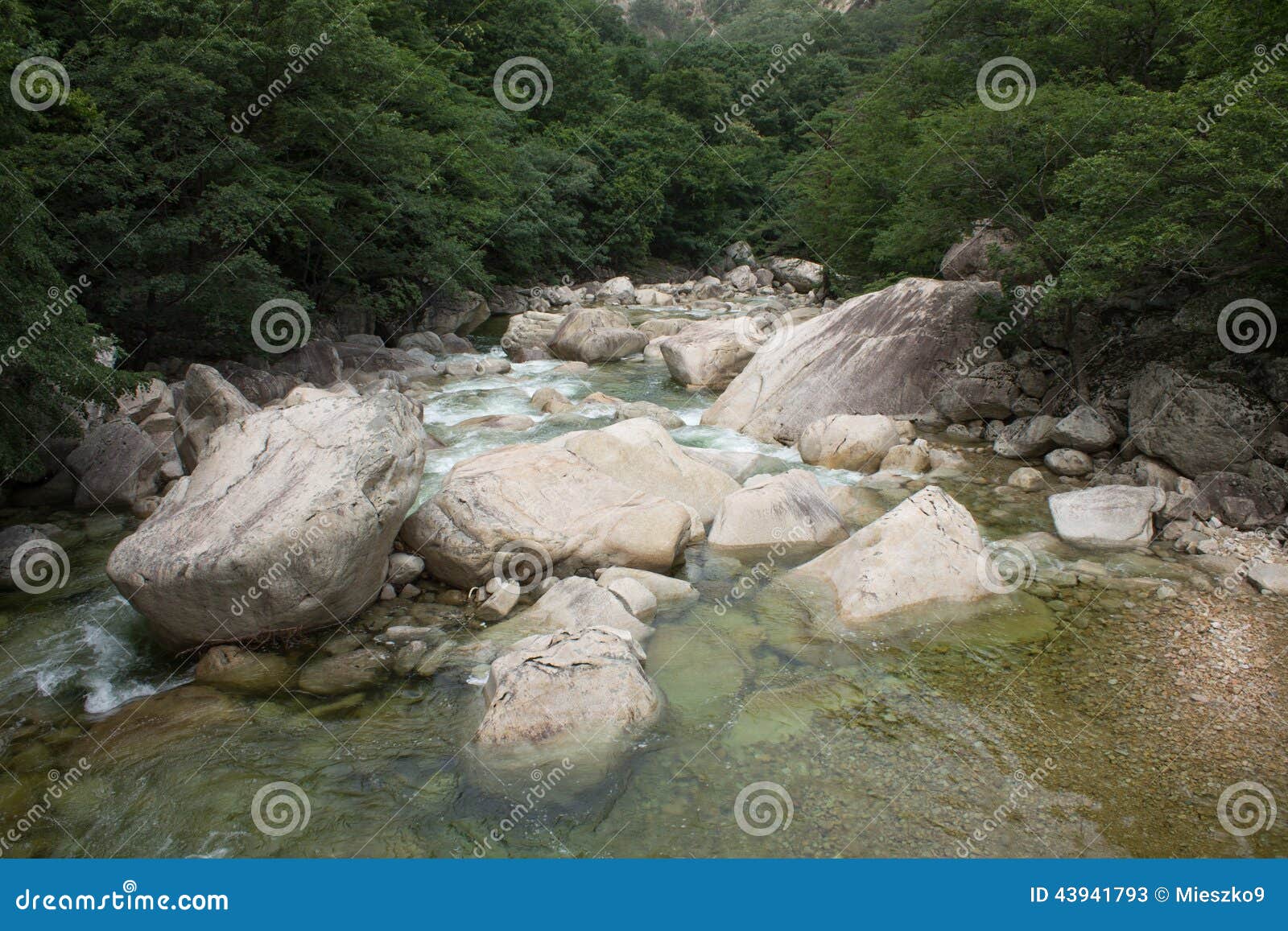 Mount Kumgang stock image. Image of tree, stone, river - 43941793