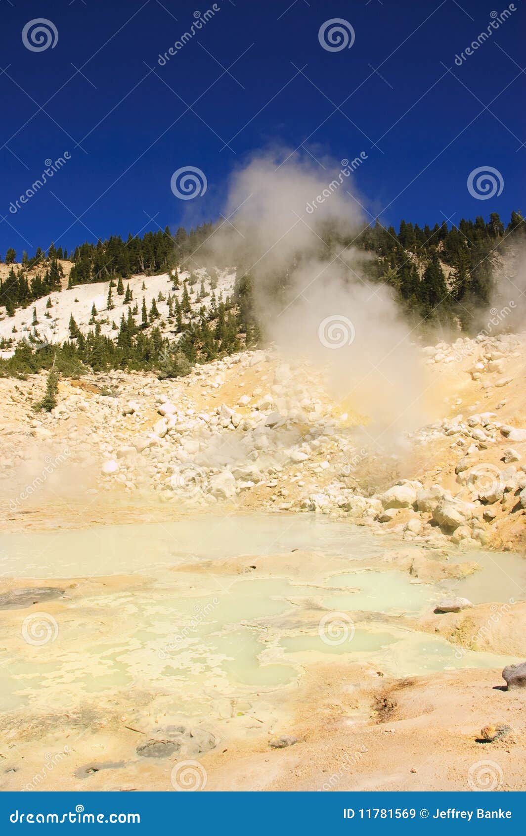 Mount Lassen Sulpher Springs and Mud Baths Stock Image - Image of ...