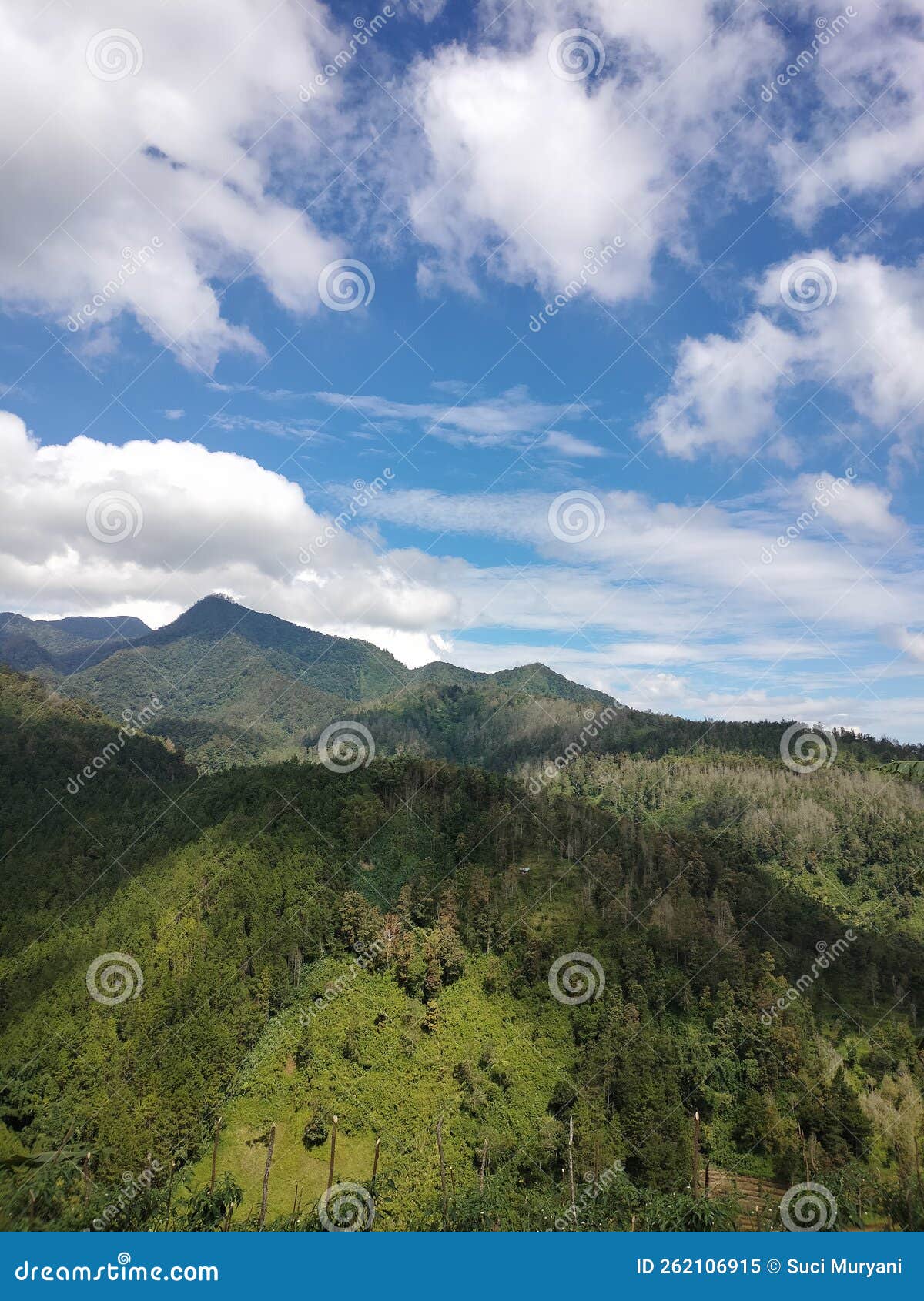 The Mount Lawu stock image. Image of mount, east, central - 262106915