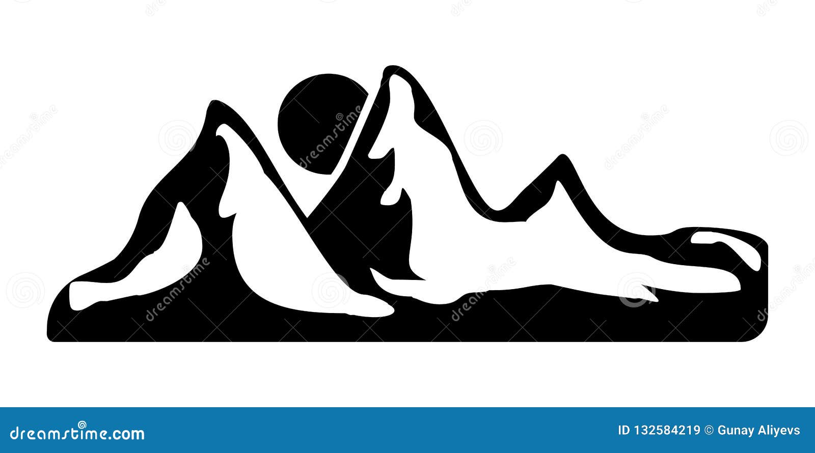 Mount Logo Design Vector stock illustration. Illustration of landscape ...