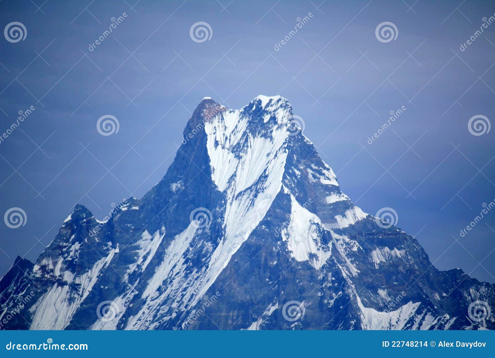 Mount Machhapuchhre stock photo. Image of nature, nepalese - 22748214