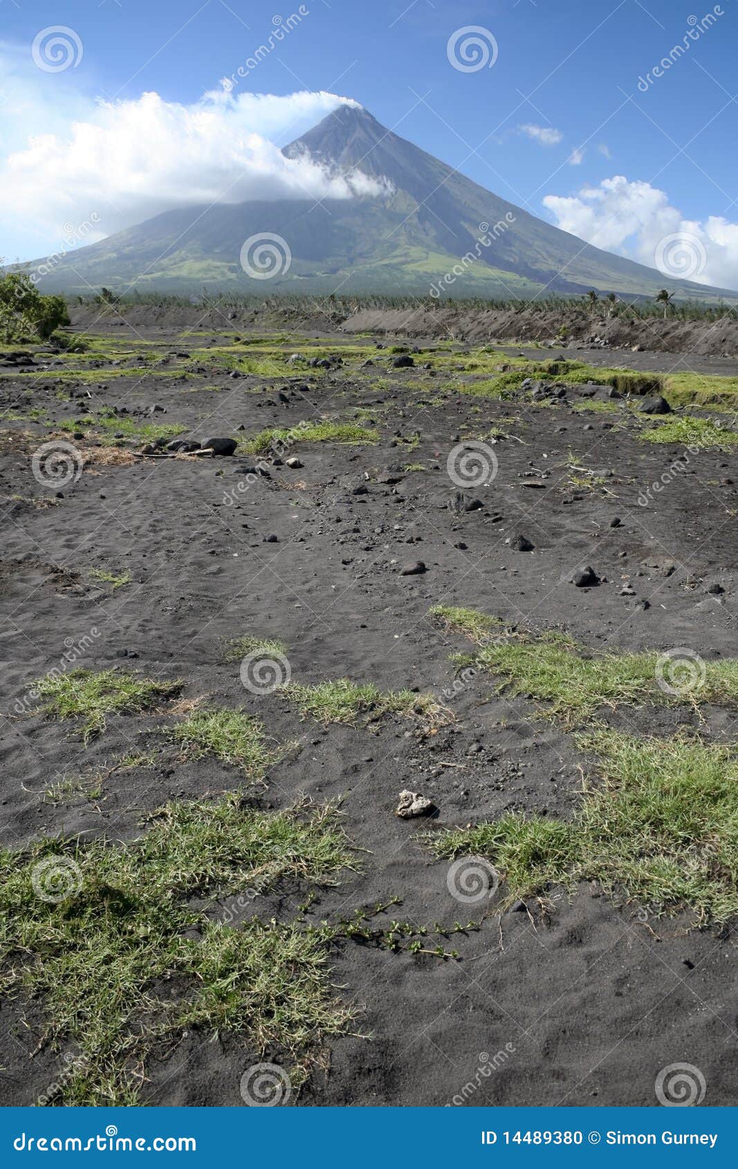 Mount Mayon Volcano Landscape Luzon Philippines Royalty-Free Stock ...