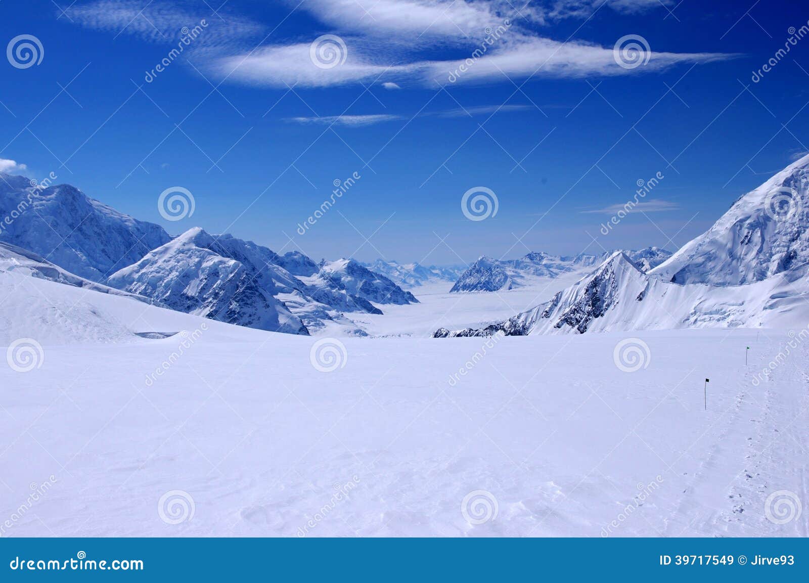 Mount McKinley stock image. Image of winter, america - 39717549