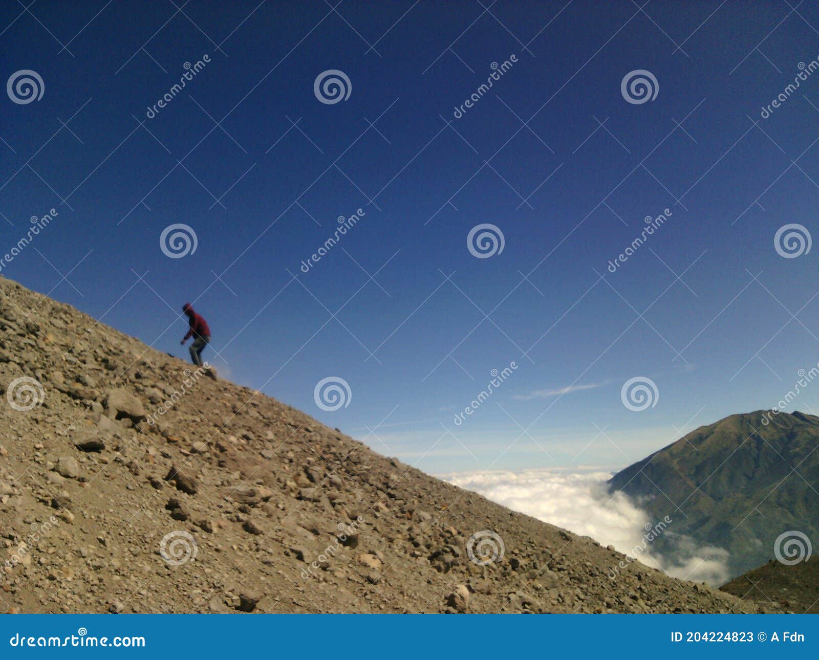 Mount Merapi Yogyakarta Central Java Editorial Stock Photo - Image of ...