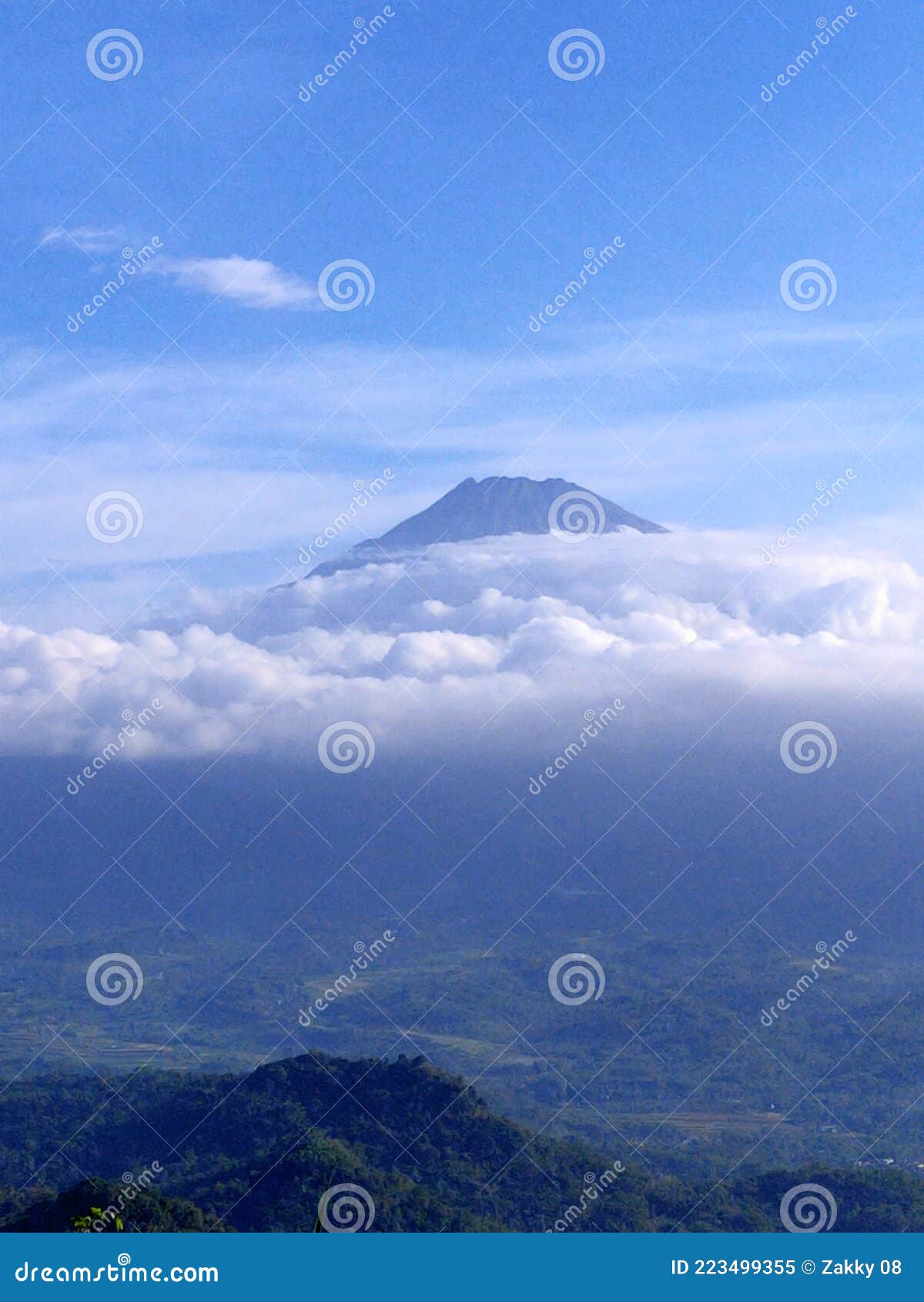 Mount Merbabu Indonesia stock image. Image of mount - 223499355