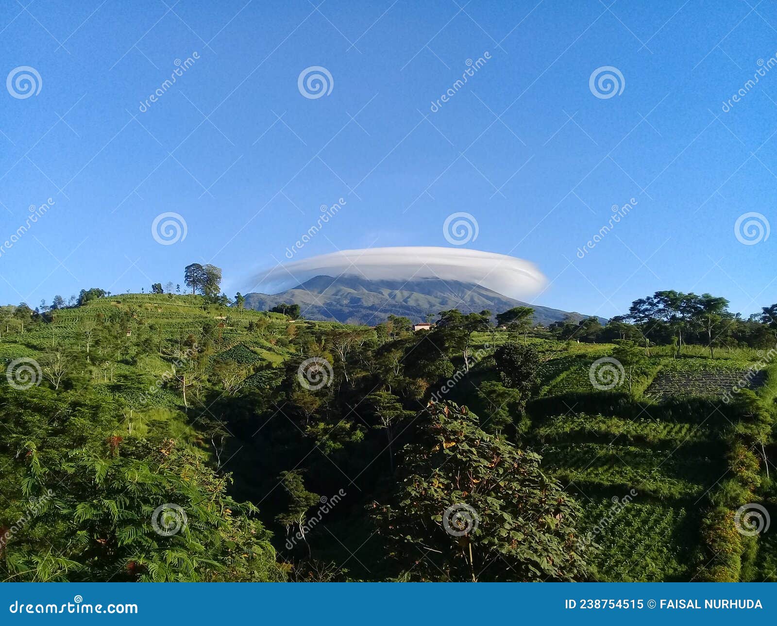 Mount merbabu indonesia stock image. Image of merbabu - 238754515