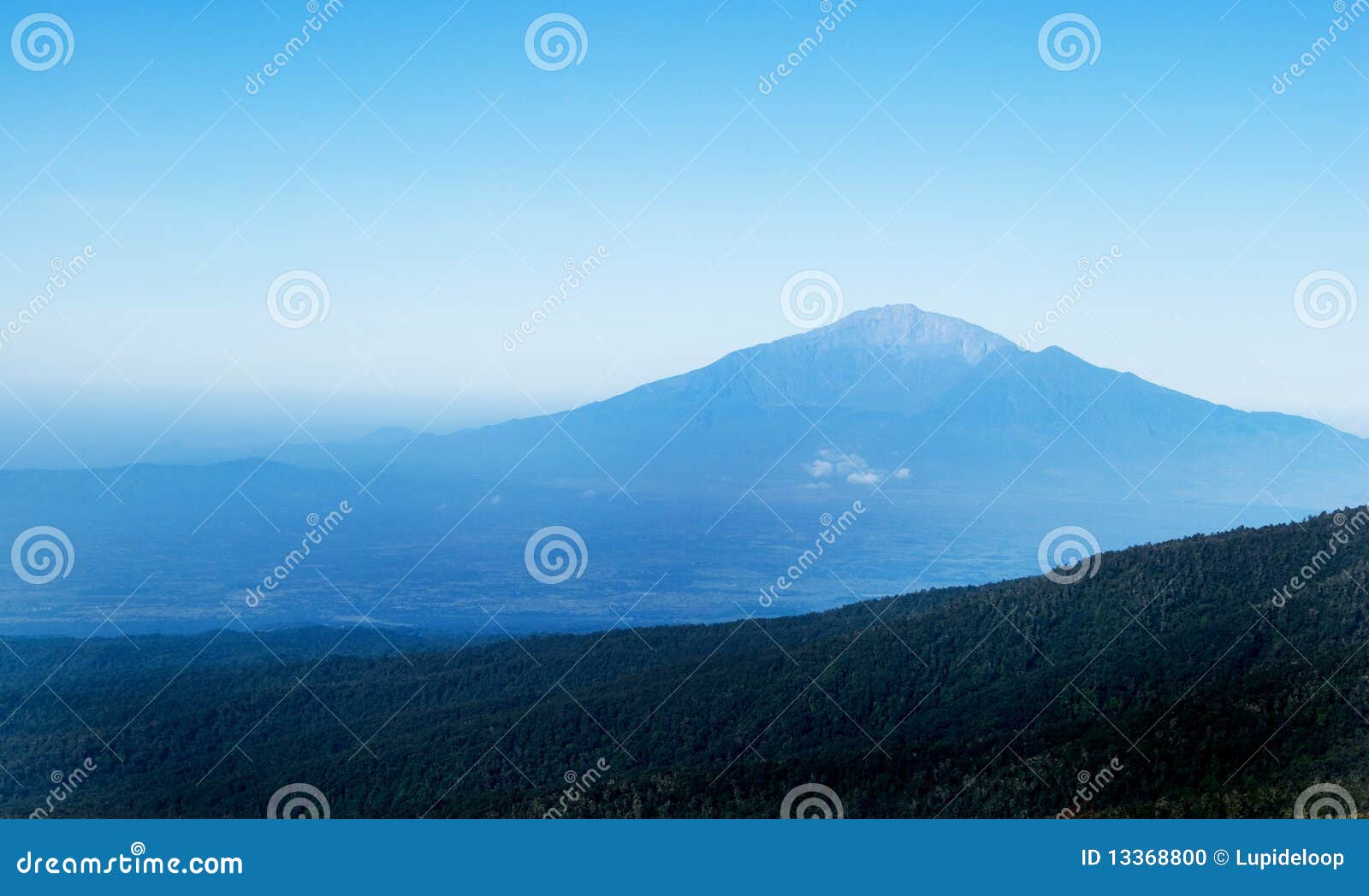 Mount Meru stock photo. Image of horizontal, green, morning - 13368800