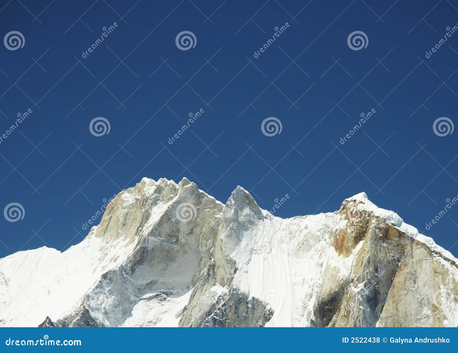 Mount Meru in Himalayan stock photo. Image of landscape - 2522438