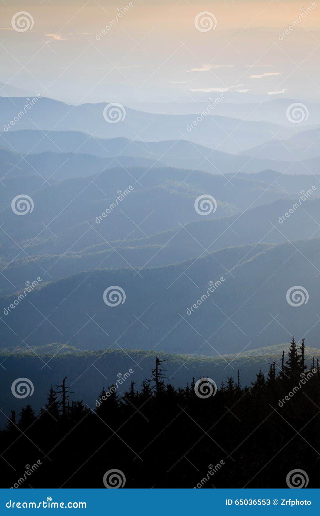 Mount Mitchell State Park stock image. Image of byway - 65036553
