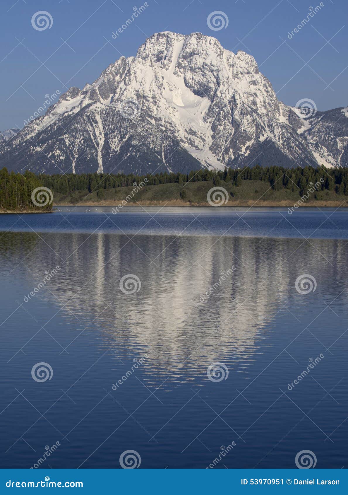 Mount Moran stock image. Image of national, mountain - 53970951