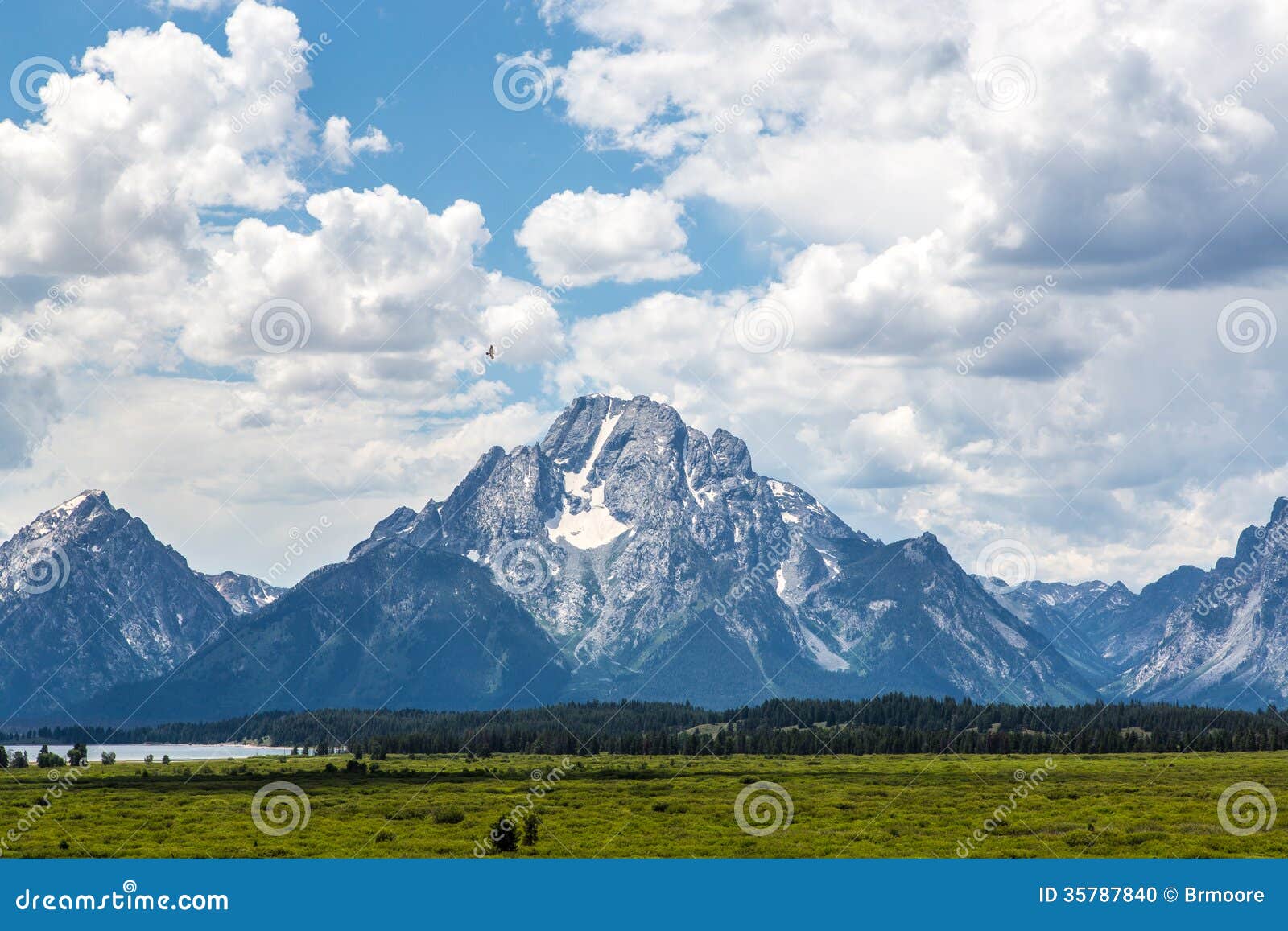 Mount Moran Teton Range stock photo. Image of landscape - 35787840