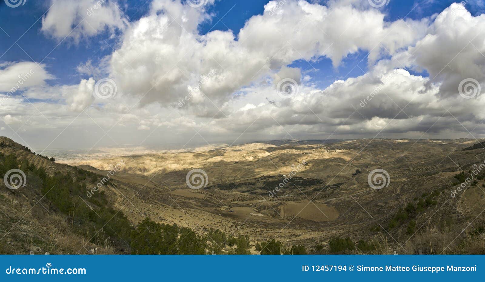 Mount Nebo, Jordan stock photo. Image of tree, east, asia - 12457194