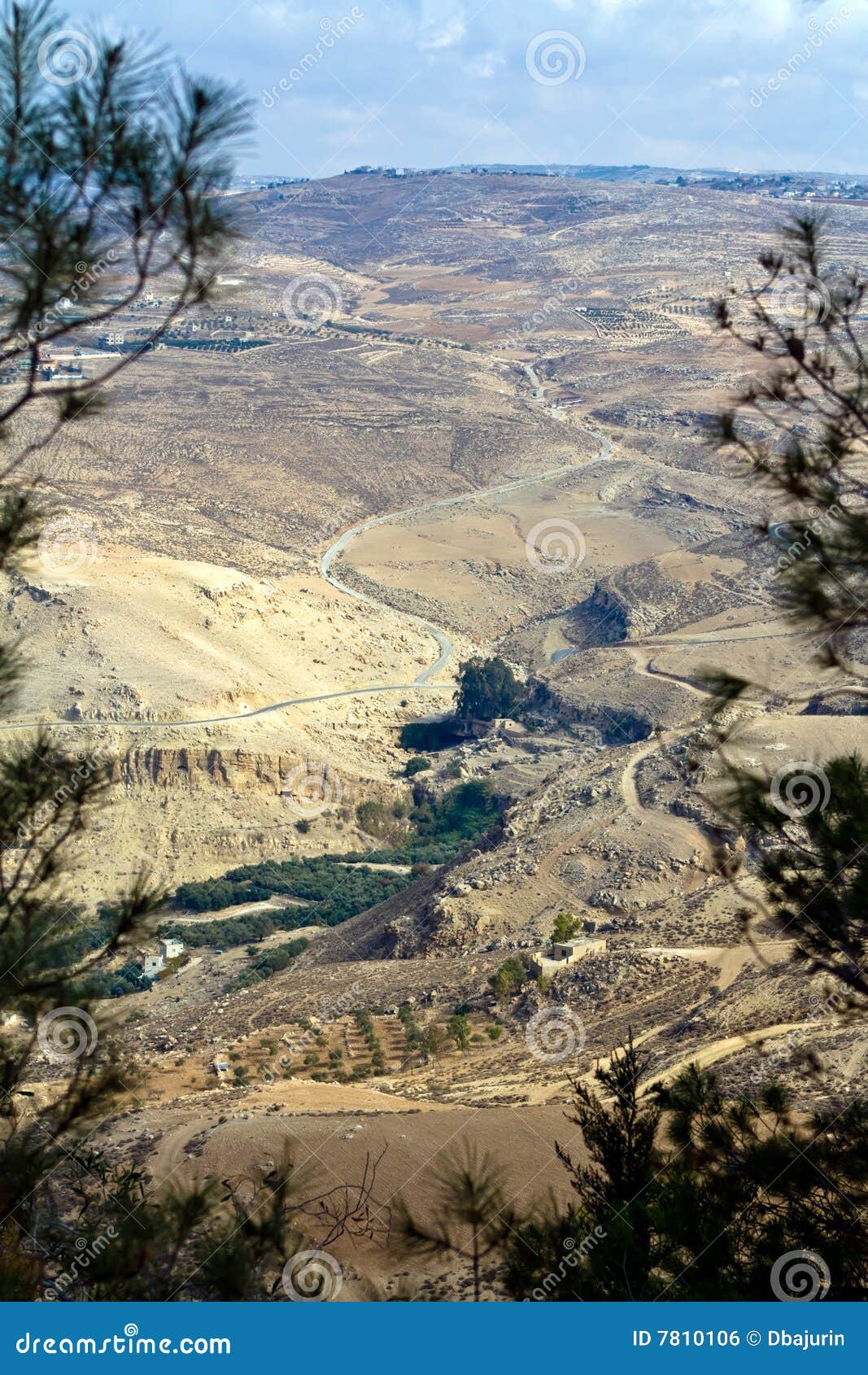 Mount Nebo - Jordan stock photo. Image of east, panorama - 7810106