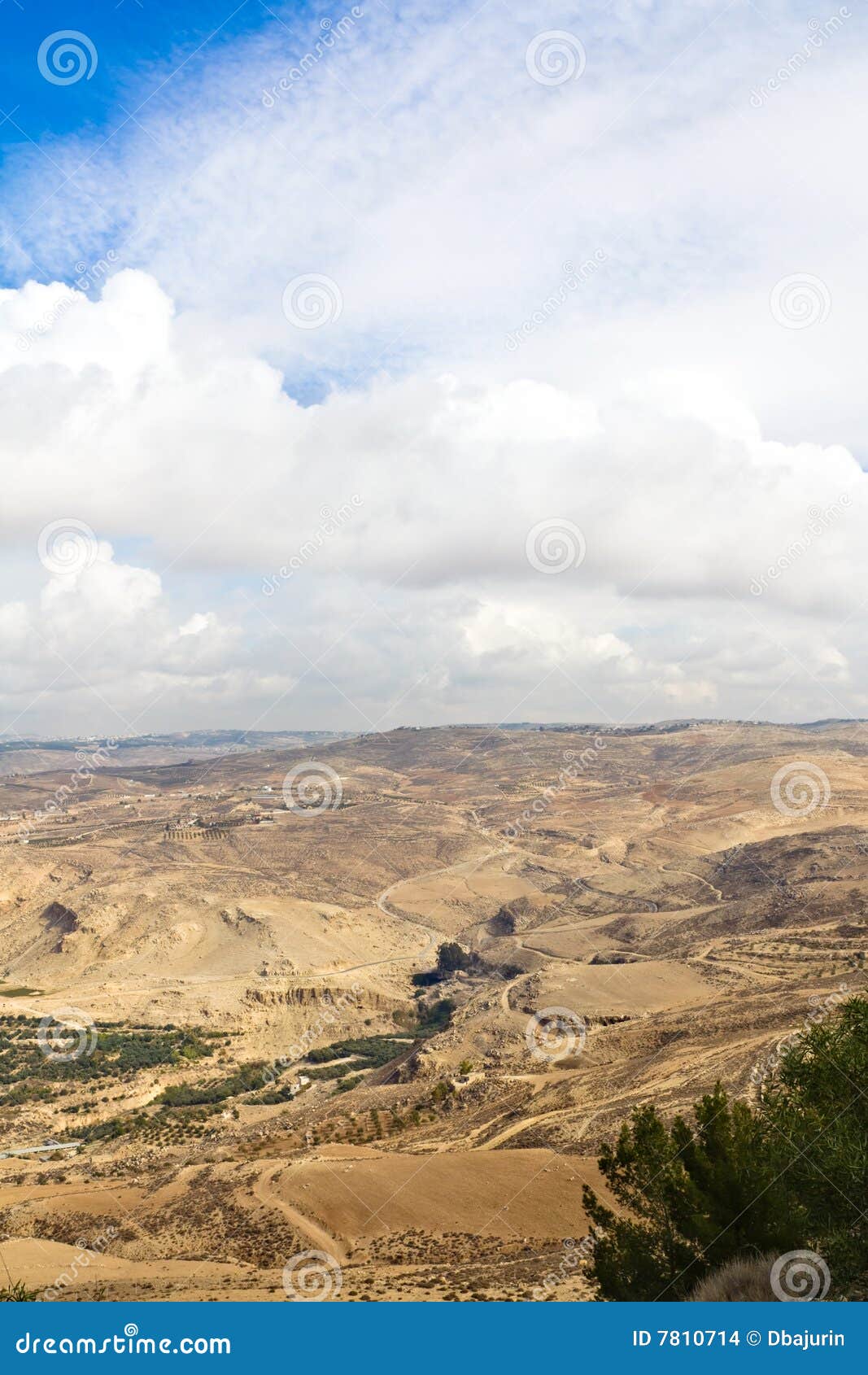 Mount Nebo - Jordan stock photo. Image of east, valley - 7810714