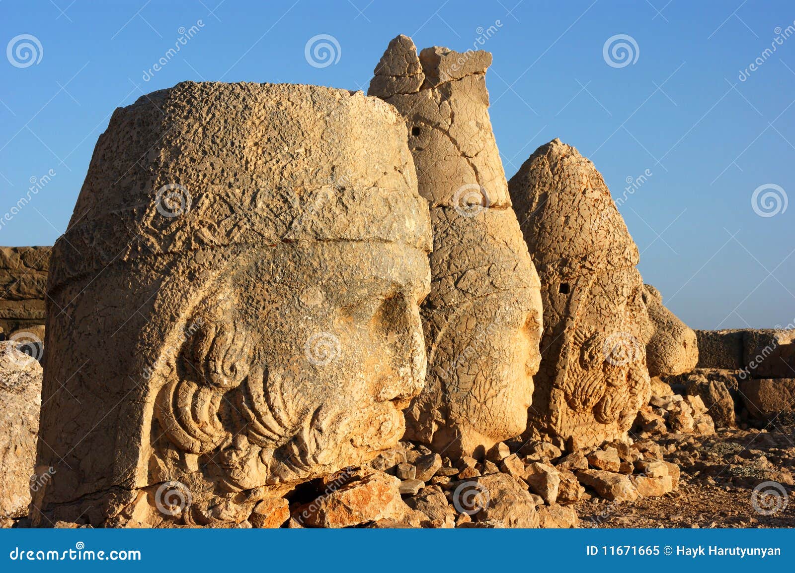 Mount Nemrut stock image. Image of turkish, mountain - 11671665