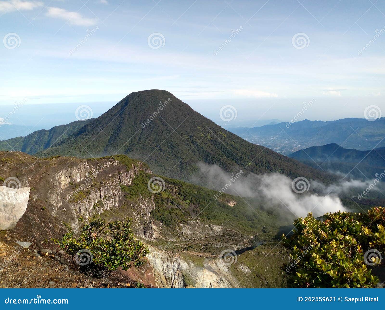 Mount Pangrango at Mount Gede Stock Image - Image of mount, nice: 262559621