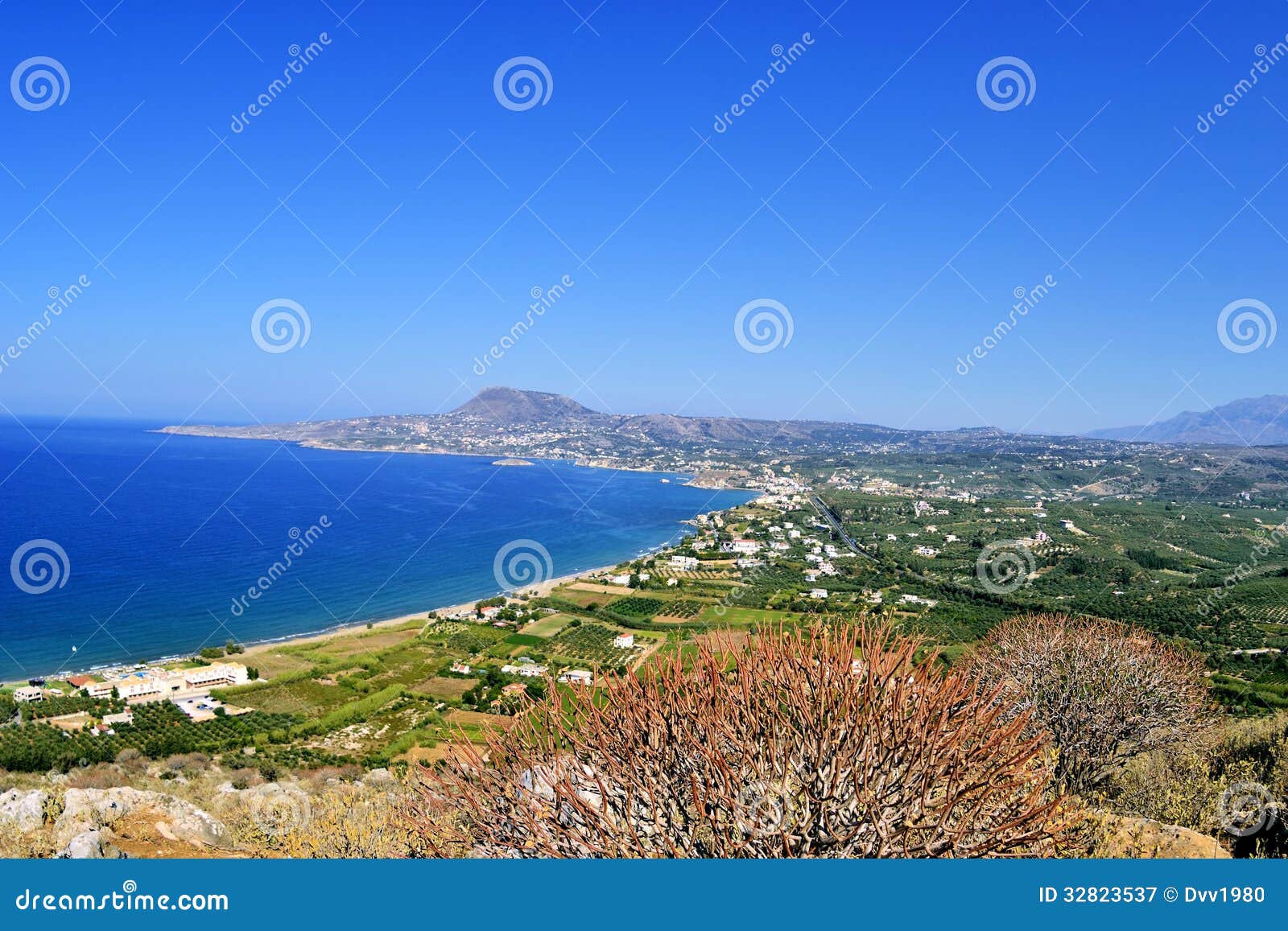 Mount Panorama Greece, Island Crete Stock Image - Image of nature ...